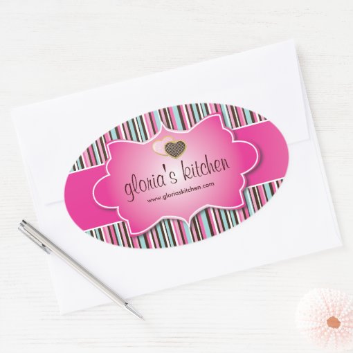 Decorative Bakery Price Tag Stickers | Zazzle