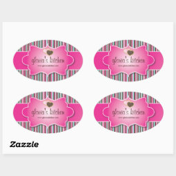 Decorative Bakery Price Tag Stickers | Zazzle