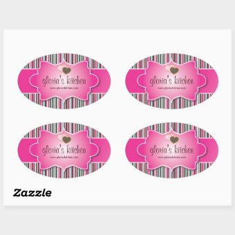 Decorative Bakery Price Tag Stickers | Zazzle
