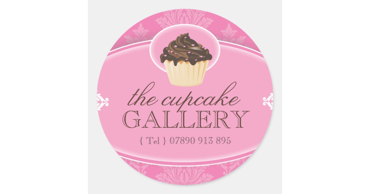 Decorative Bakery Stickers | Zazzle