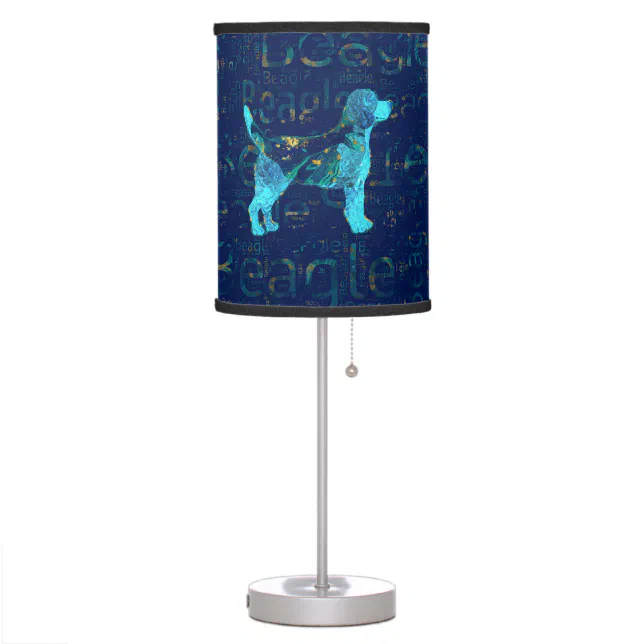 Decorative Beagle dog Table Lamp | Zazzle