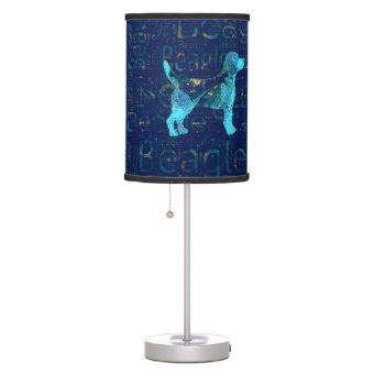 Decorative Beagle dog Table Lamp | Zazzle