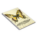 Decorative Butterfly with Wildflowers Notebook | Zazzle