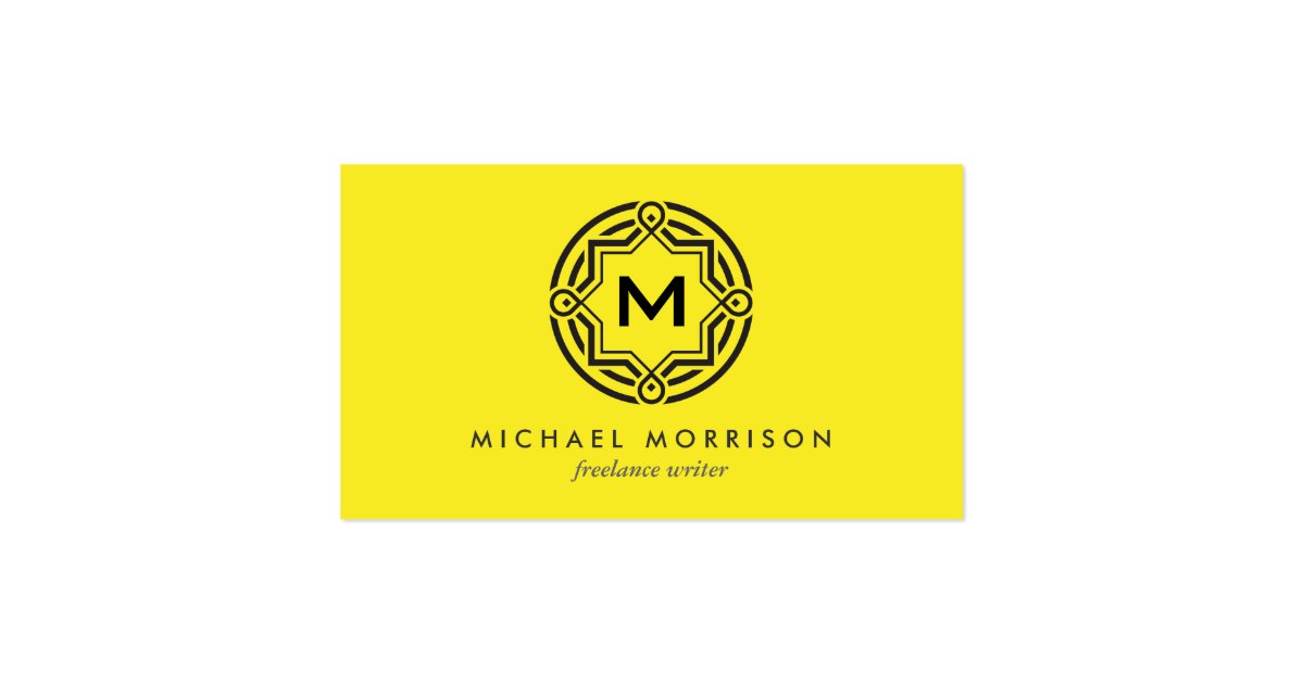 Black And Yellow Circle Logo