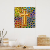 DECORATIVE CROSS POSTER | Zazzle