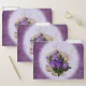 Decorative & Elegant Purple Flowers Floral Bouquet File Folder | Zazzle