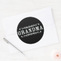 Decorative Grandma Classic Round Sticker | Zazzle