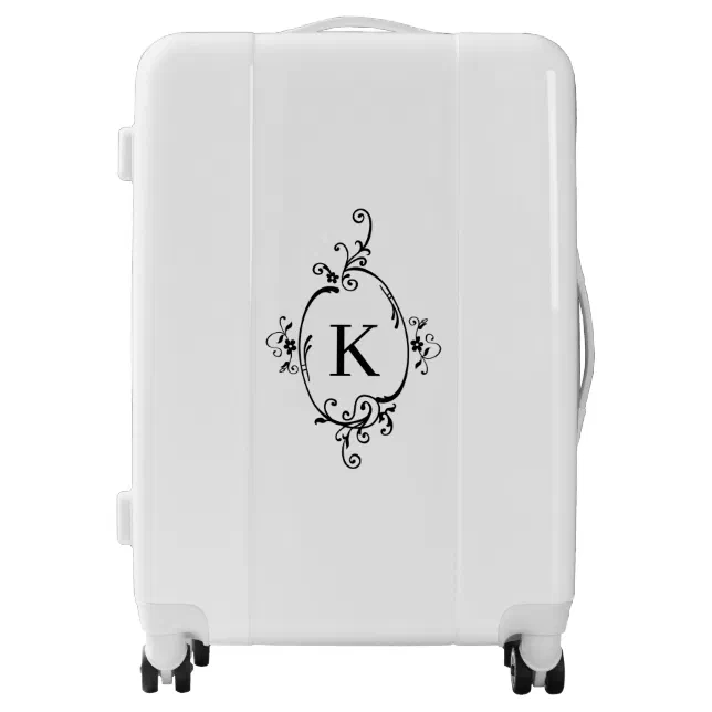 Decorative Initial Luggage | Zazzle
