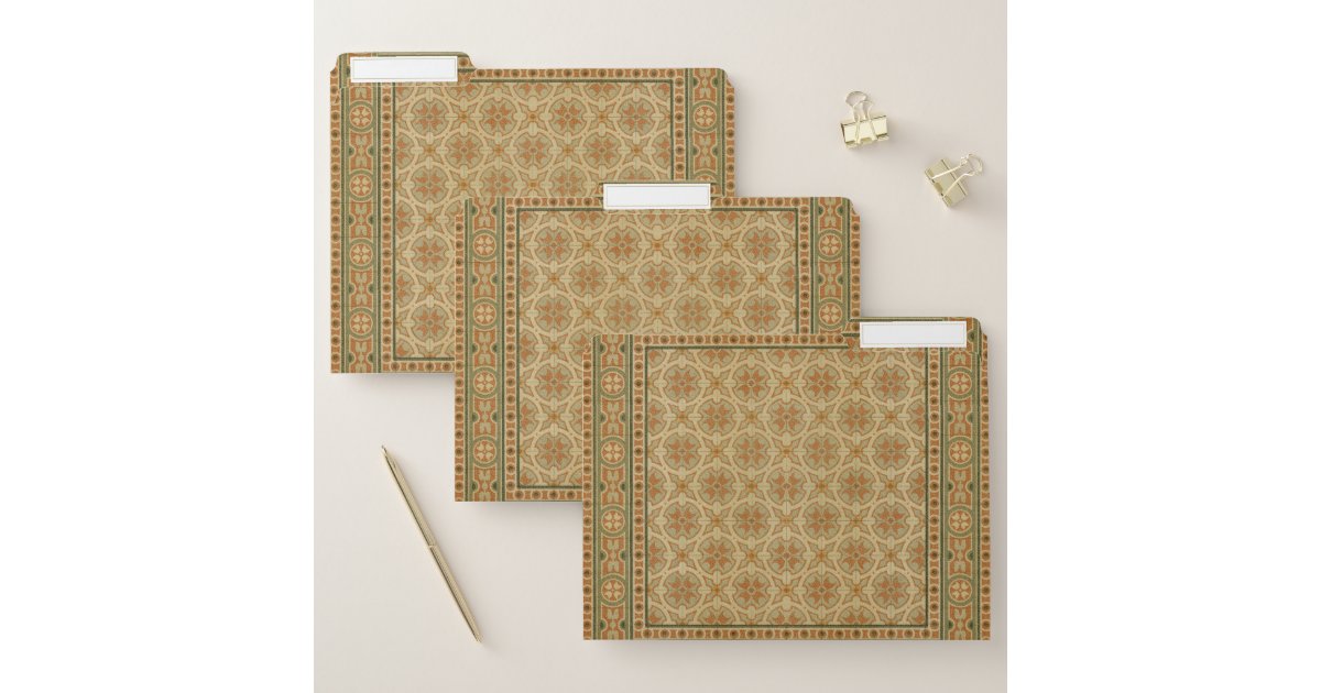Decorative Italian Mosaic Tiles by Vision Studio File Folder | Zazzle