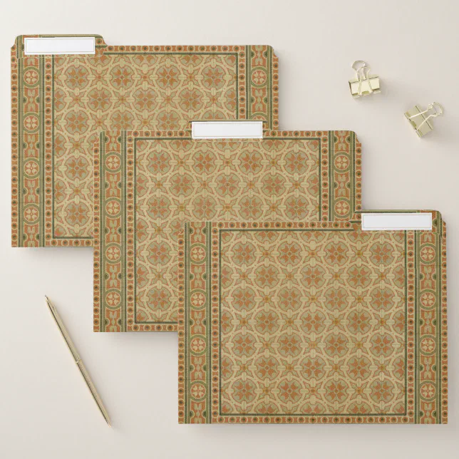 Decorative Italian Mosaic Tiles by Vision Studio File Folder | Zazzle