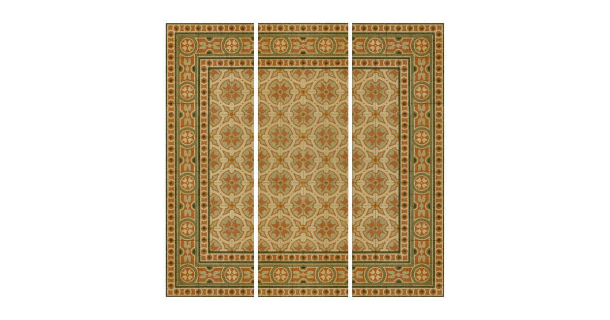 Decorative Italian Mosaic Tiles by Vision Studio Triptych | Zazzle