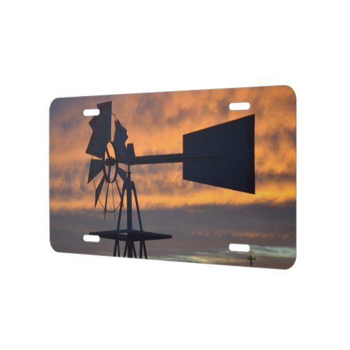 Decorative License Plate, Windmill License Plate | Zazzle
