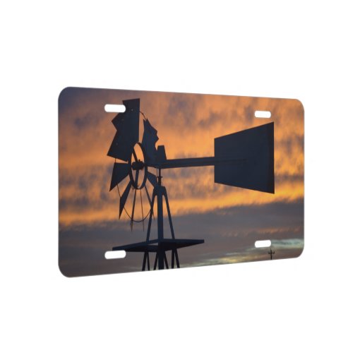 Decorative License Plate, Windmill License Plate | Zazzle