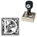 Decorative Monogram Letter D Rubber Stamp | Zazzle