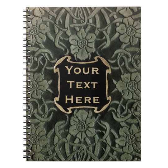 Decorative old book cover: Retro floral design | Zazzle.com