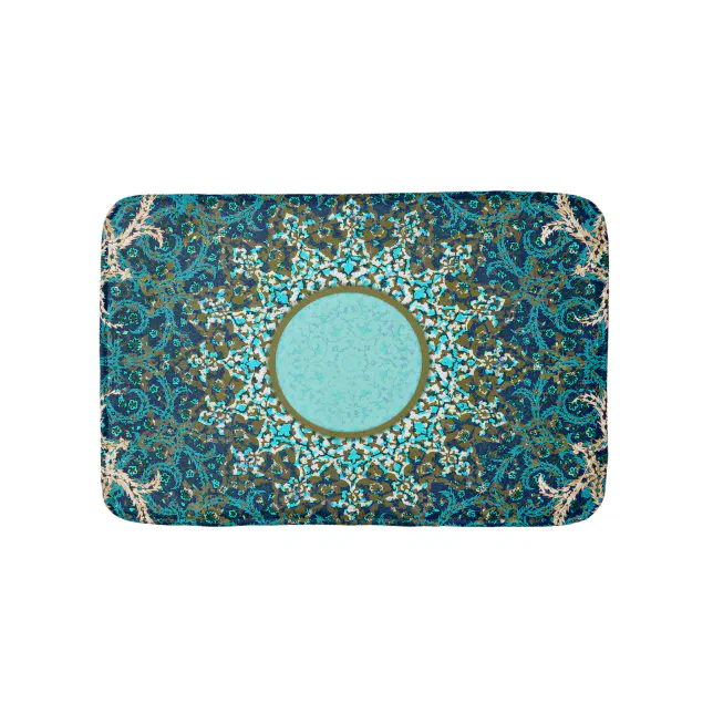 Decorative Persian Bath Mat | Zazzle