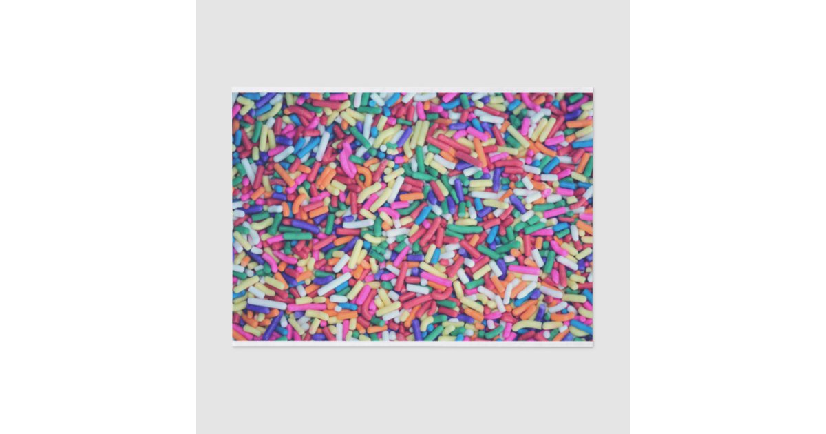 Decorative sprinkle tissue paper | Zazzle