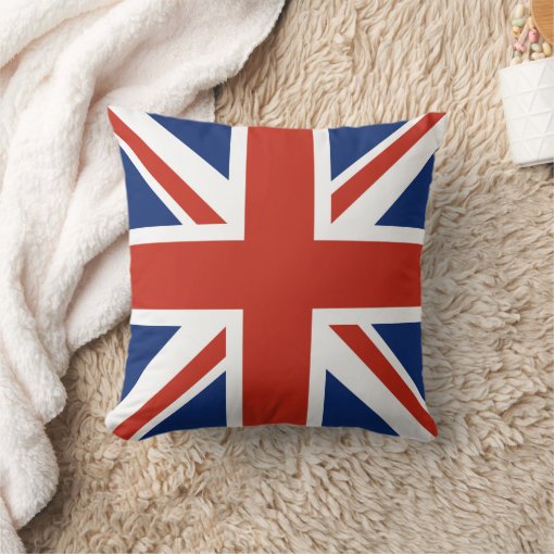 Decorative Union Jack Pillow | Zazzle