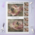 Decoupage 11x14 Design for Canvas Bumble Bee Tissue Paper | Zazzle