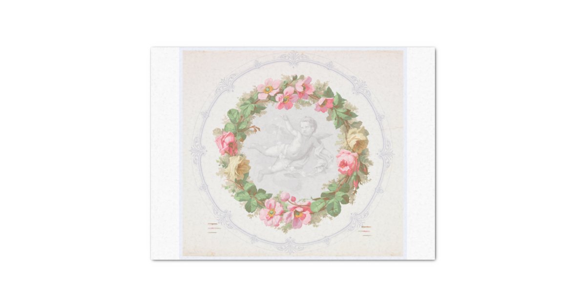 DECOUPAGE TISSUE PAPER : CEILING MEDALLION | Zazzle