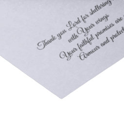 Decoupage Tissue with Christian Prayers Tissue Paper | Zazzle