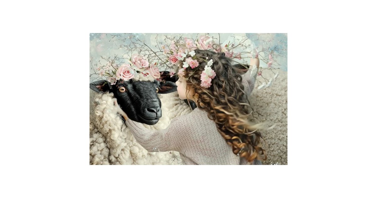 Decoupage Wool & Whispers Sheep & Marigold Tissue Paper | Zazzle