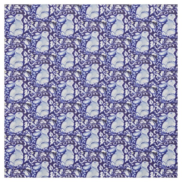 Rabbit Fabric | Zazzle