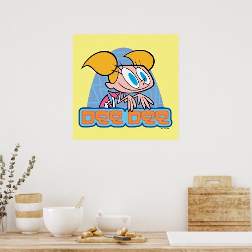 Dee Dee Character Name Graphic Poster | Zazzle