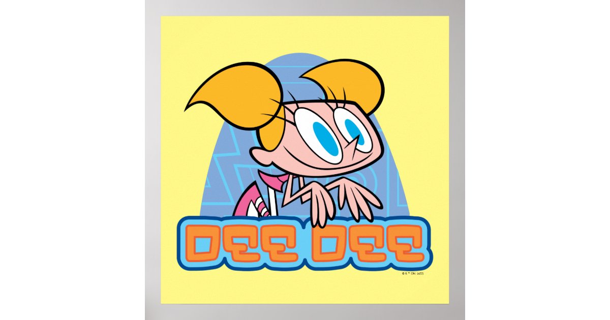 Dee Dee Character Name Graphic Poster | Zazzle