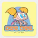Dee Dee Character Name Graphic Square Sticker | Zazzle