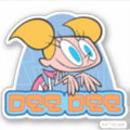 Dee Dee Character Name Graphic Sticker | Zazzle