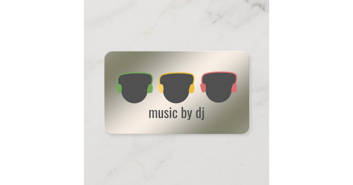 Deejay Business Card | Zazzle