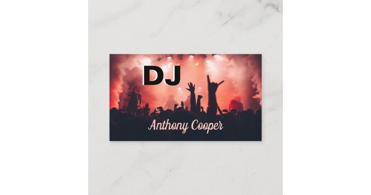 Deejay Business Card | Zazzle