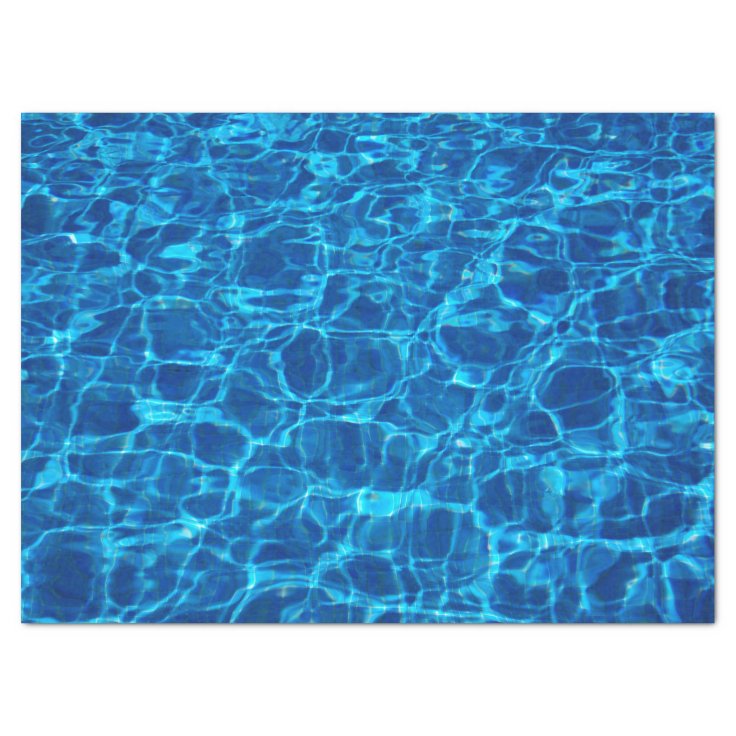 deep blue water tissue paper | Zazzle