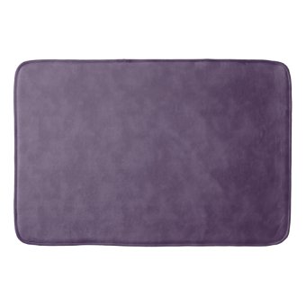 Deep Purple Bathroom Mat | Zazzle