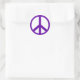 Deep Purple Peace Symbol Stickers | Zazzle