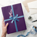 Deep Purple Wrapping Paper | Zazzle