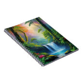 Deep Rainforest Waterfall Notebook | Zazzle