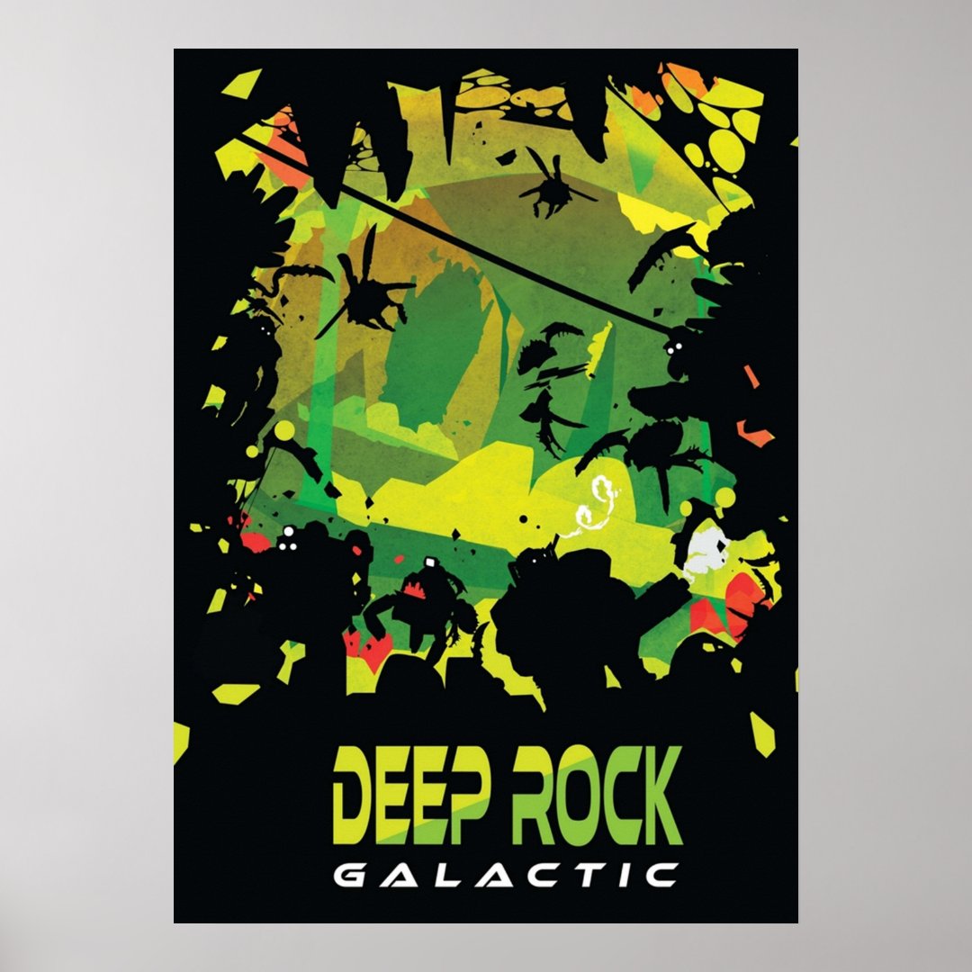 Deep Rock Galactic Fanart Artwork Poster | Zazzle