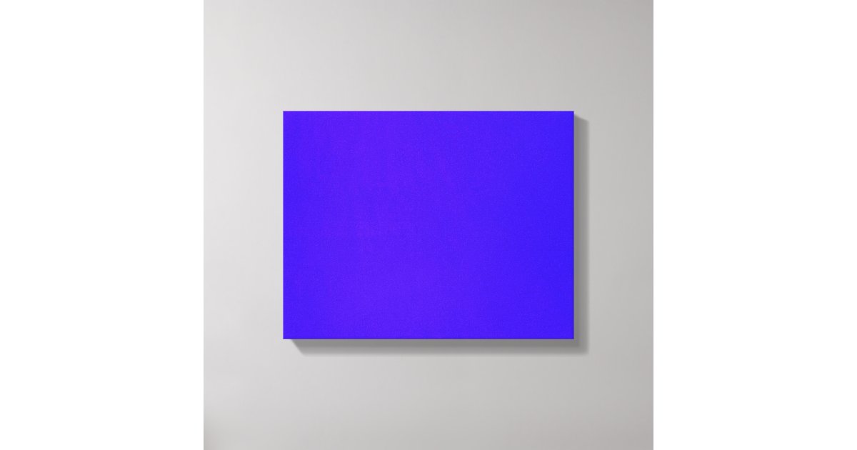 DEEP ROYAL BLUE SOLID COLORS 211 BACKGROUNDS WALLP CANVAS PRINT | Zazzle