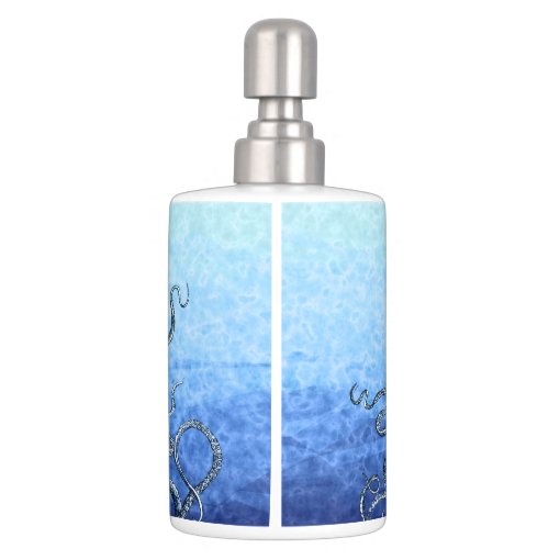 Deep Sea Octopus Soap Dispenser And Toothbrush Holder | Zazzle