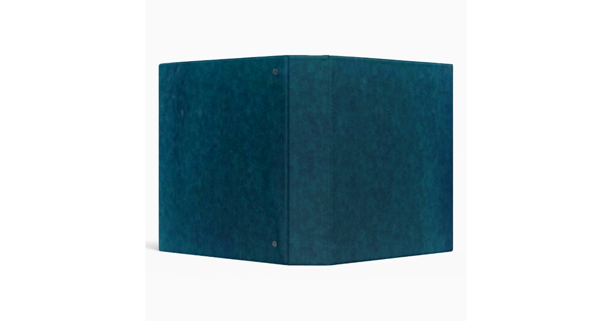 Deep Sea Watercolor - Dark Teal Blue and Aqua Binder | Zazzle