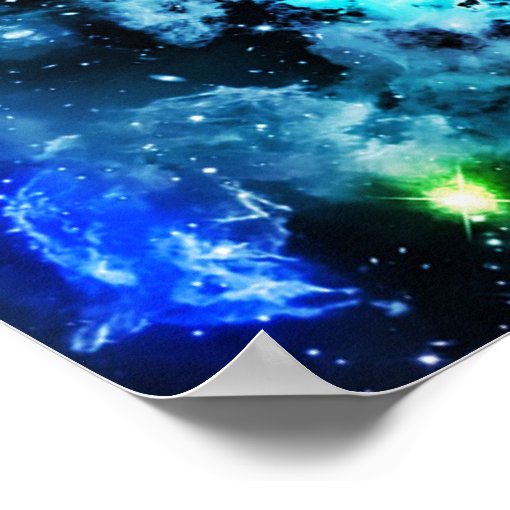 Deep Space Galaxy Poster | Zazzle