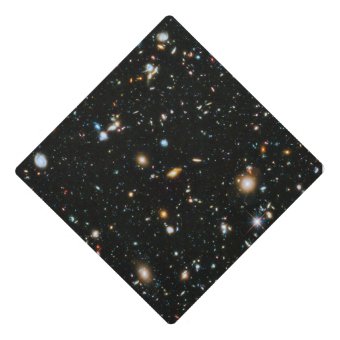 Deep Space Stars and Galaxies Graduation Cap Topper | Zazzle
