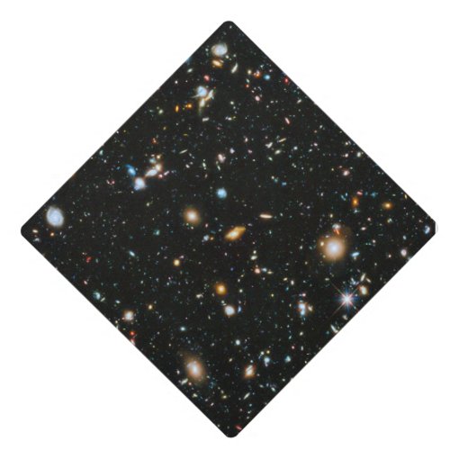 Deep Space Stars and Galaxies Graduation Cap Topper | Zazzle