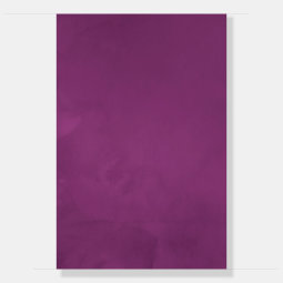 Deep Velvet Floral QR Code RSVP Wedding Foam Board | Zazzle