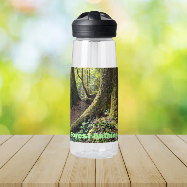 Deep Woods Forest Bathing Water Bottle | Zazzle