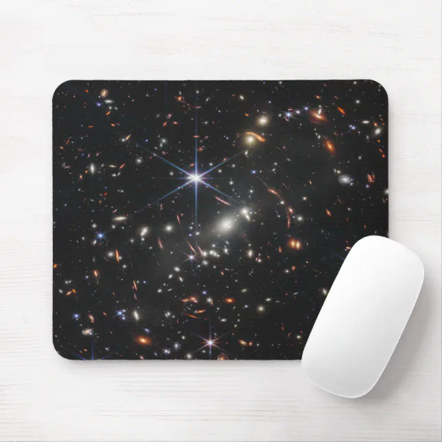 Deepest Infrared Image of the Universe | JWST Mouse Pad | Zazzle