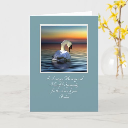 Deepest Sympathy for the Loss of Your Father Dad Card | Zazzle