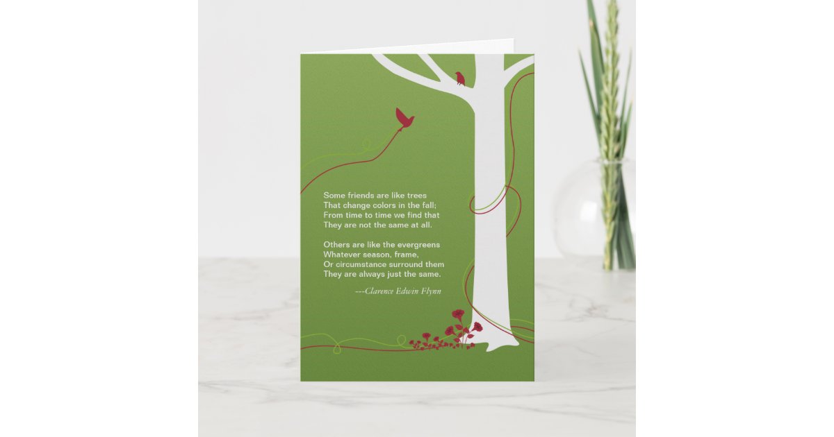 Deepest Sympathy Tree Card | Zazzle